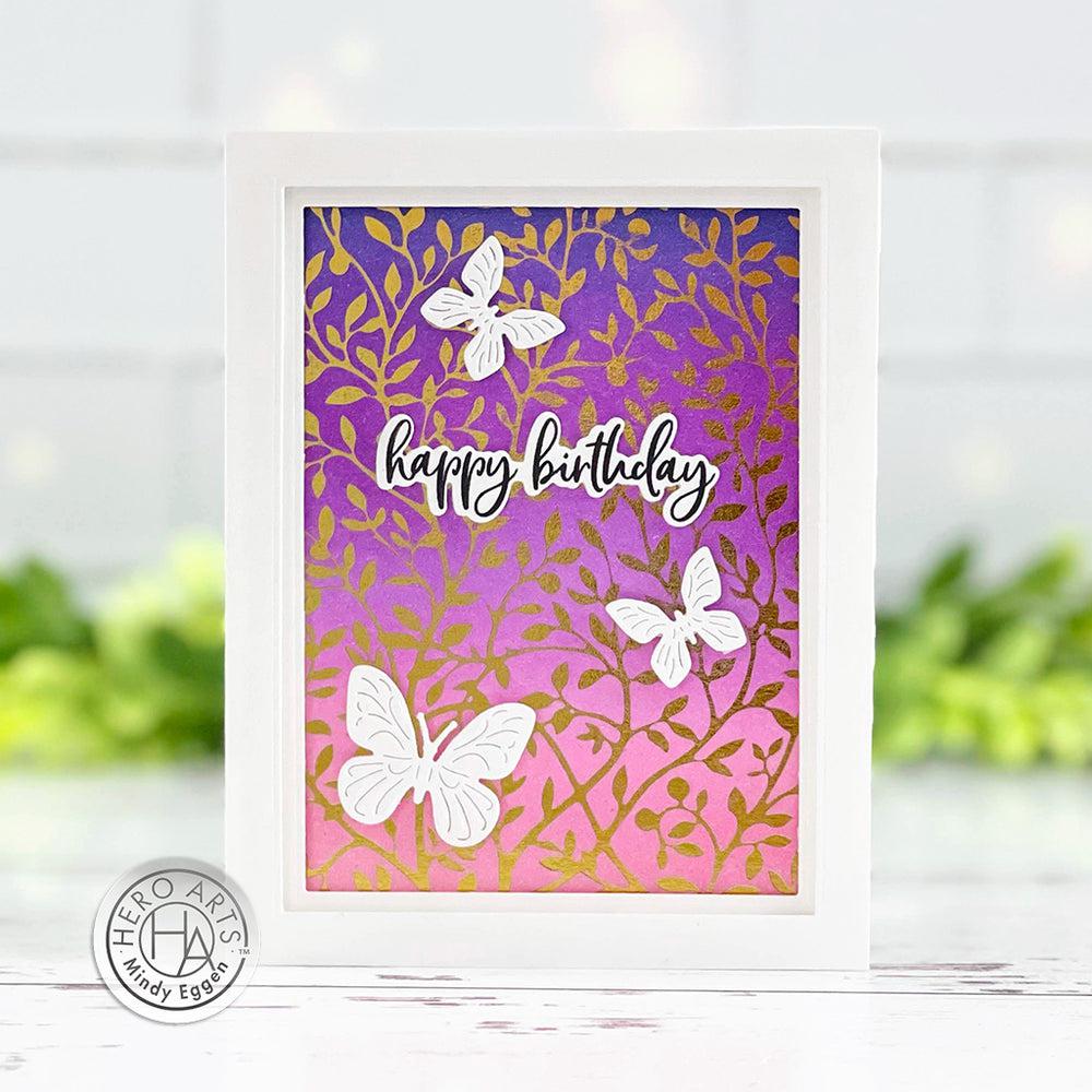 Hero Arts - Fancy Dies - Butterfly Foliage – ScrapbookPal