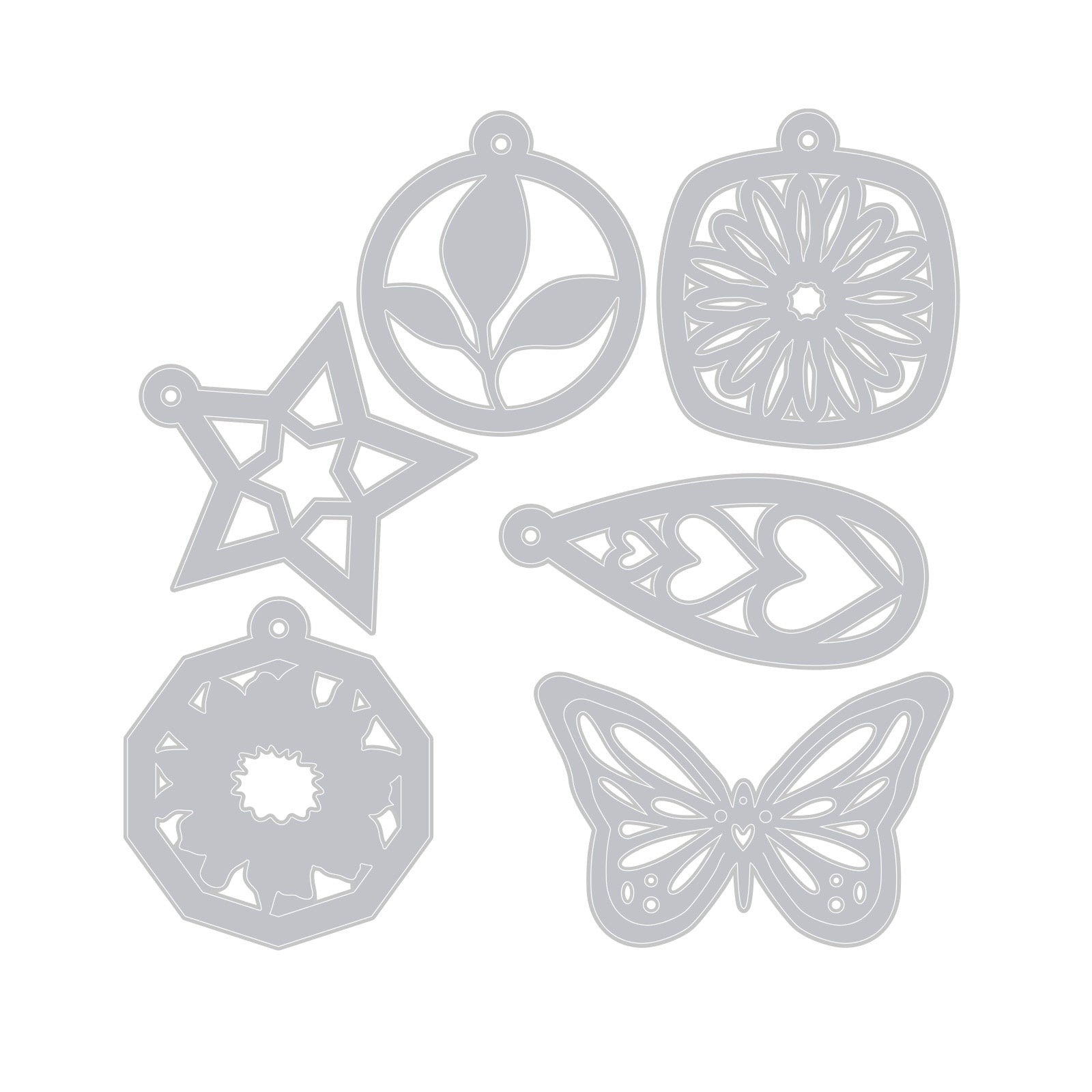 Sizzix - Thinlits Dies - Charms – ScrapbookPal