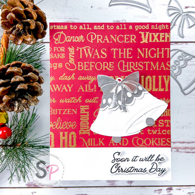 Holiday Layering Bells Card – ScrapbookPal