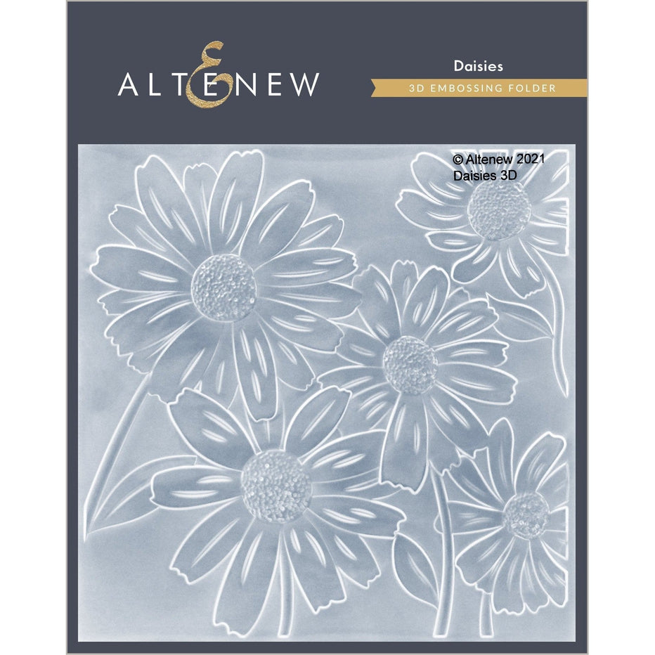 Altenew - 3D Embossing Folder - Daisies – ScrapbookPal