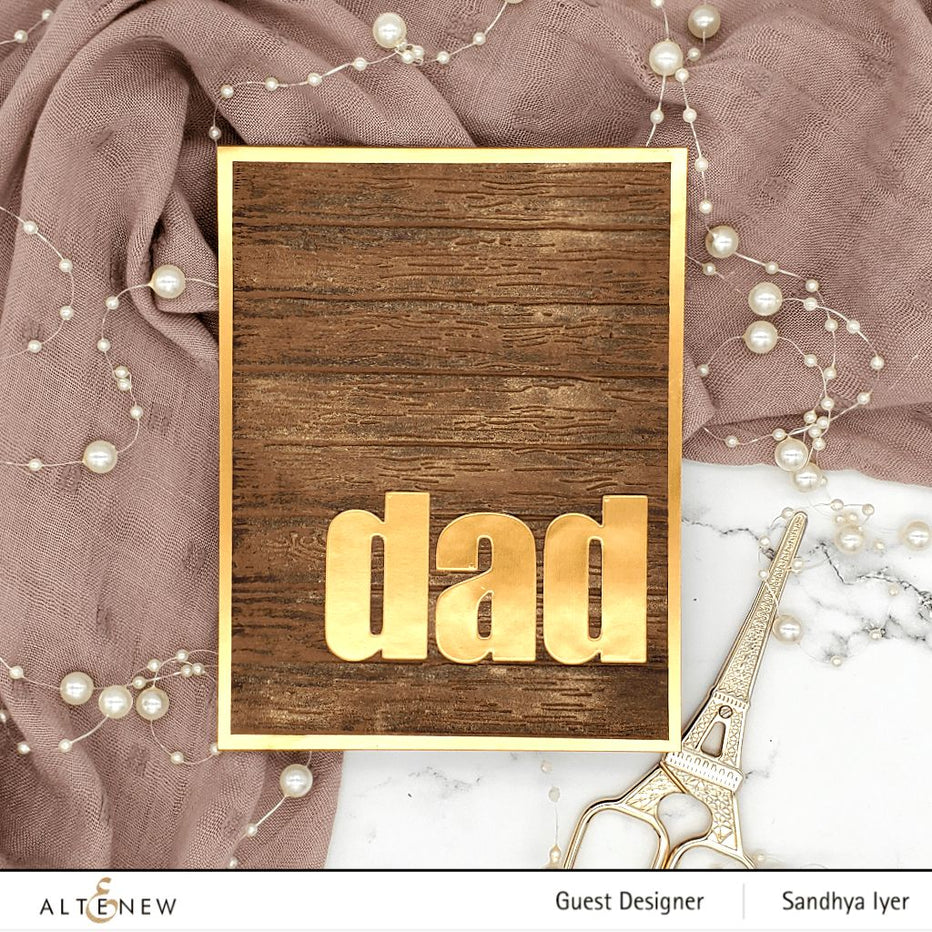 Altenew - 3D Embossing Folder - Deck Planks – ScrapbookPal