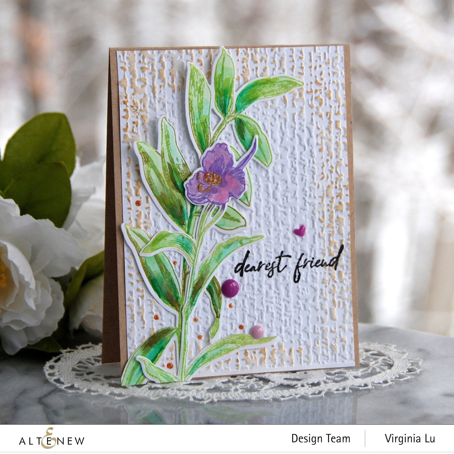 Altenew - 3D Embossing Folder - Organic Linen – ScrapbookPal