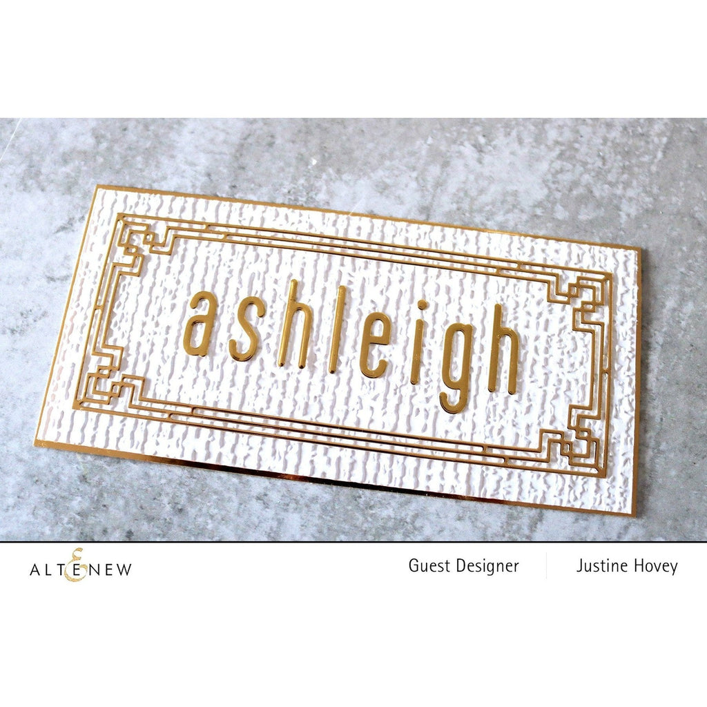 Altenew - 3D Embossing Folder - Organic Linen – ScrapbookPal