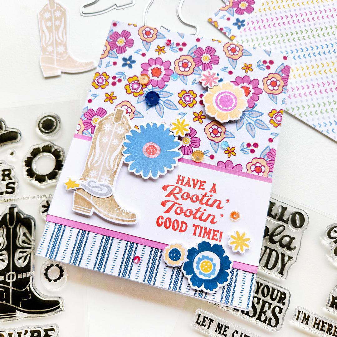Catherine Pooler Designs Clear Stamps Lasso Life Sentiments Scrapbookpal