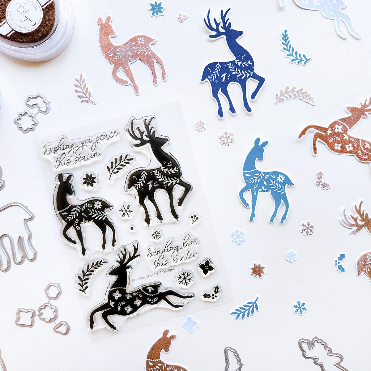 Catherine Pooler Designs - Clear Stamps - Peaceful Deer – ScrapbookPal