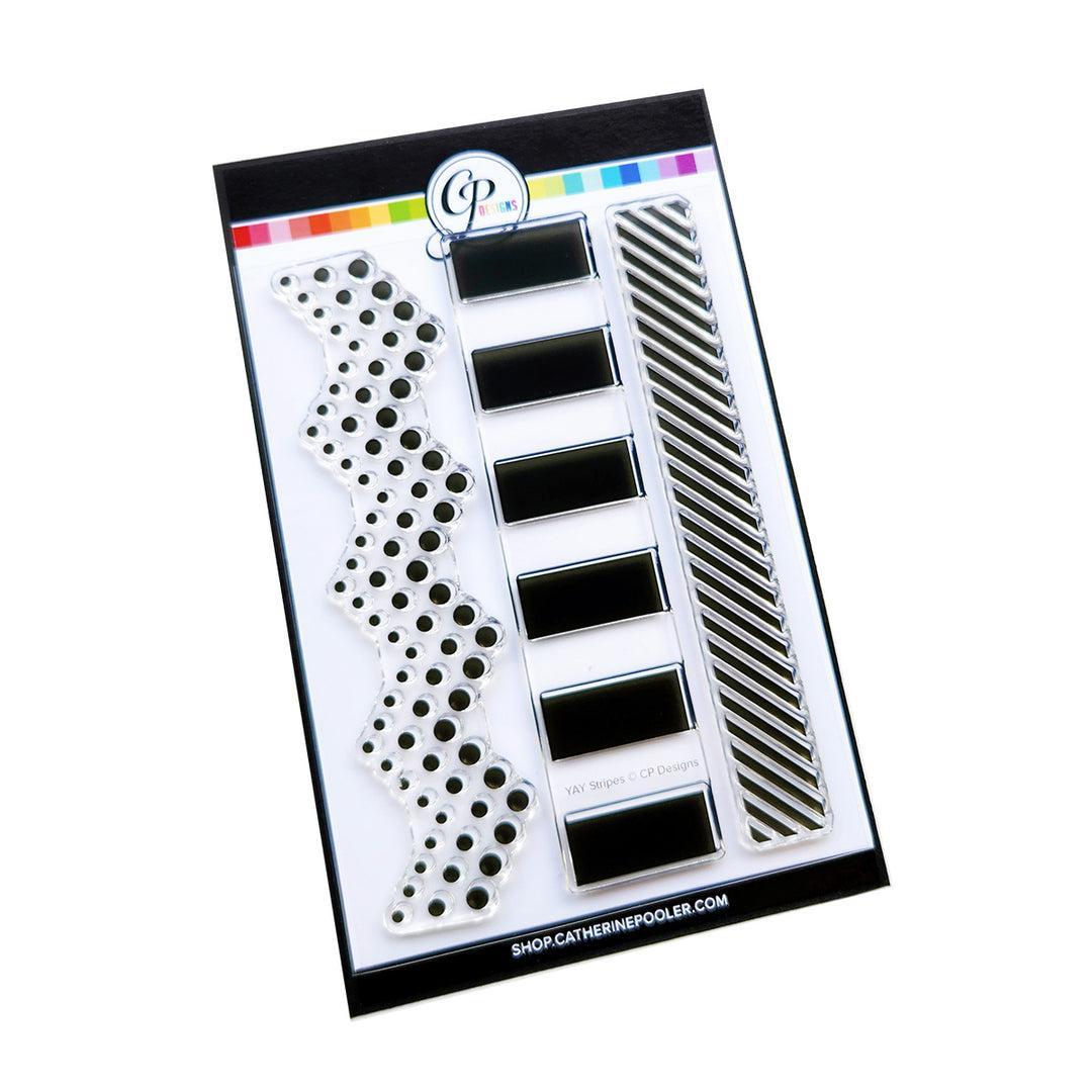 Catherine Pooler Designs - Clear Stamps - Yay Stripes – ScrapbookPal