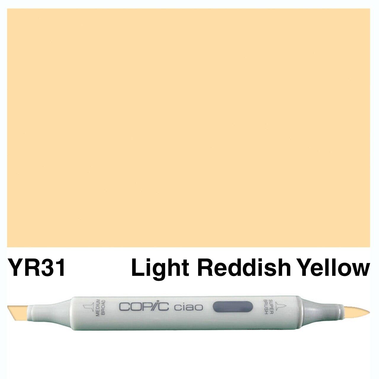 Copic - Ciao Marker - Light Reddish Yellow - YR31 – ScrapbookPal