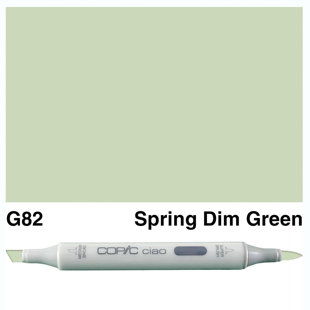 Copic - Ciao Marker - Spring Dim Green - G82 – ScrapbookPal