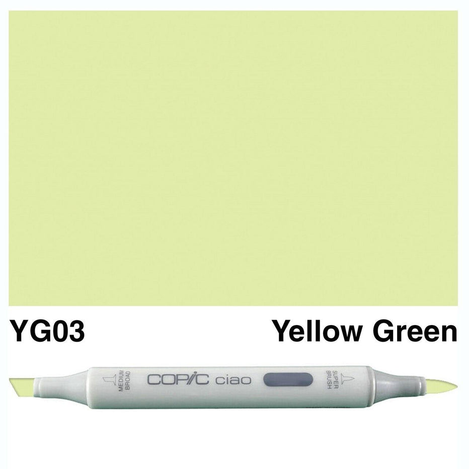 Copic - Ciao Marker - Yellow Green - YG03 – ScrapbookPal