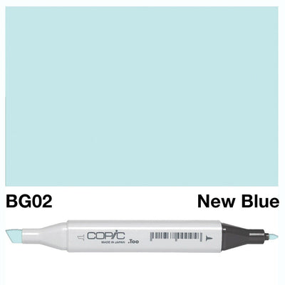 Copic - Original Marker - New Blue - BG02 – ScrapbookPal