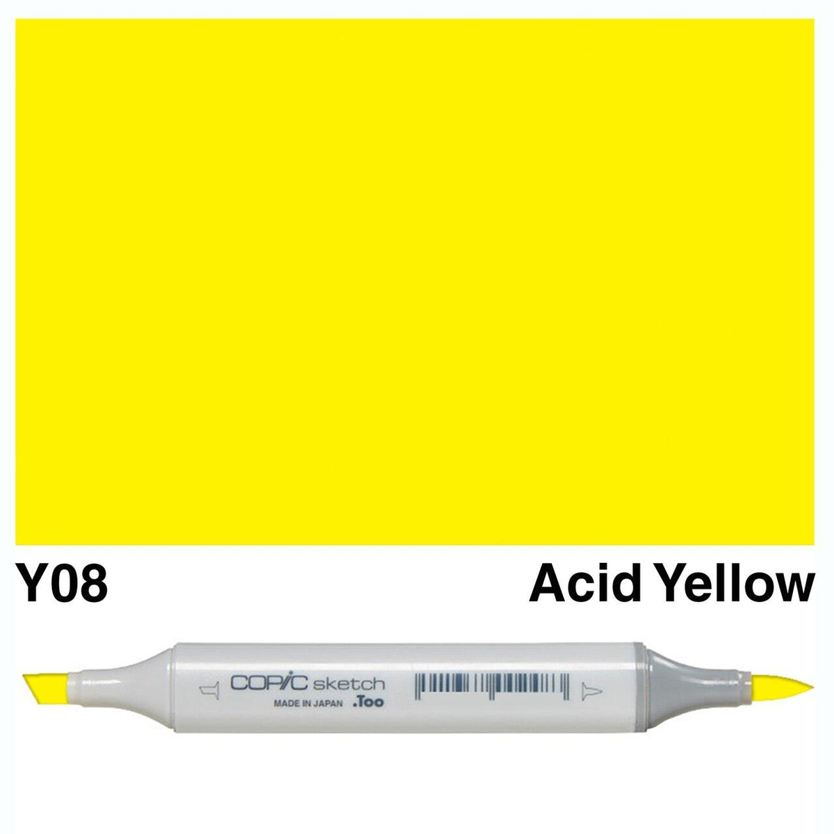 Copic - Sketch Marker - Acid Yellow - Y08 – ScrapbookPal