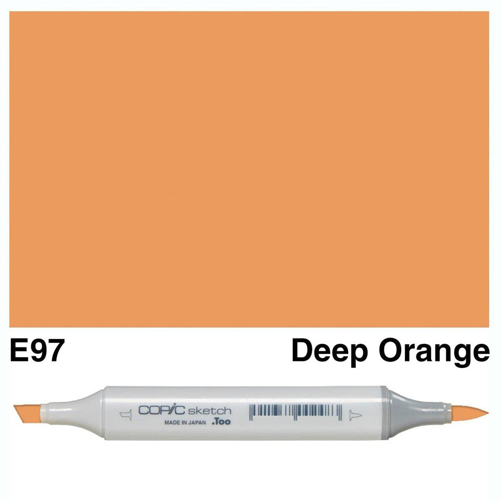 Copic - Sketch Marker - Deep Orange - E97 – ScrapbookPal