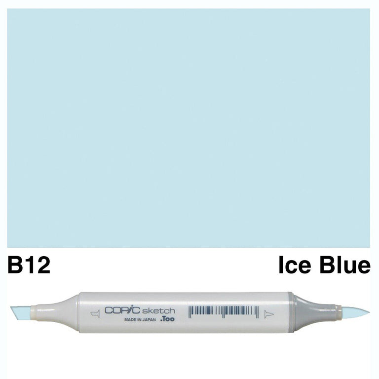 Copic - Sketch Marker - Ice Blue - B12 – ScrapbookPal