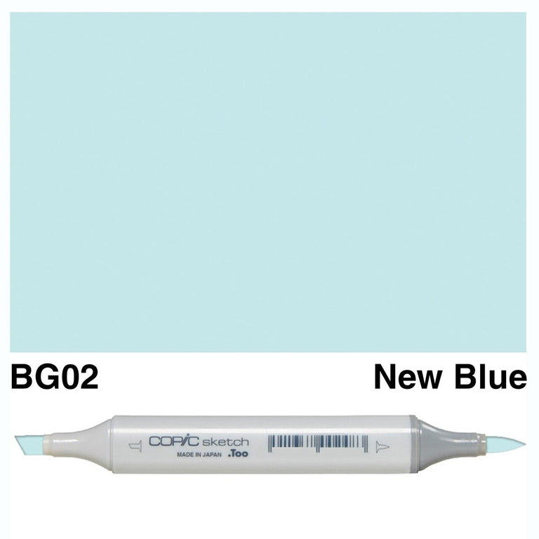 Copic - Sketch Marker - New Blue - BG02 – ScrapbookPal