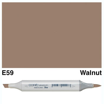Copic - Sketch Marker - Walnut - E59 – ScrapbookPal