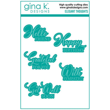 Gina K. Designs - Dies - Elegant Thoughts – ScrapbookPal