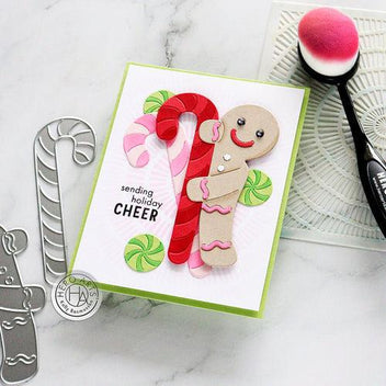 Hero Arts - Fancy Dies - Peeking Gingerbread Man – ScrapbookPal