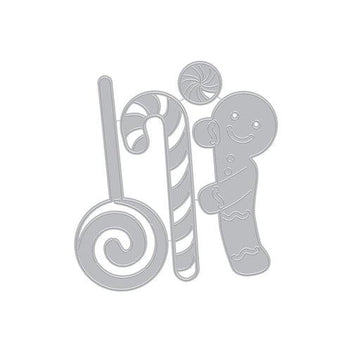 Hero Arts - Fancy Dies - Peeking Gingerbread Man – ScrapbookPal