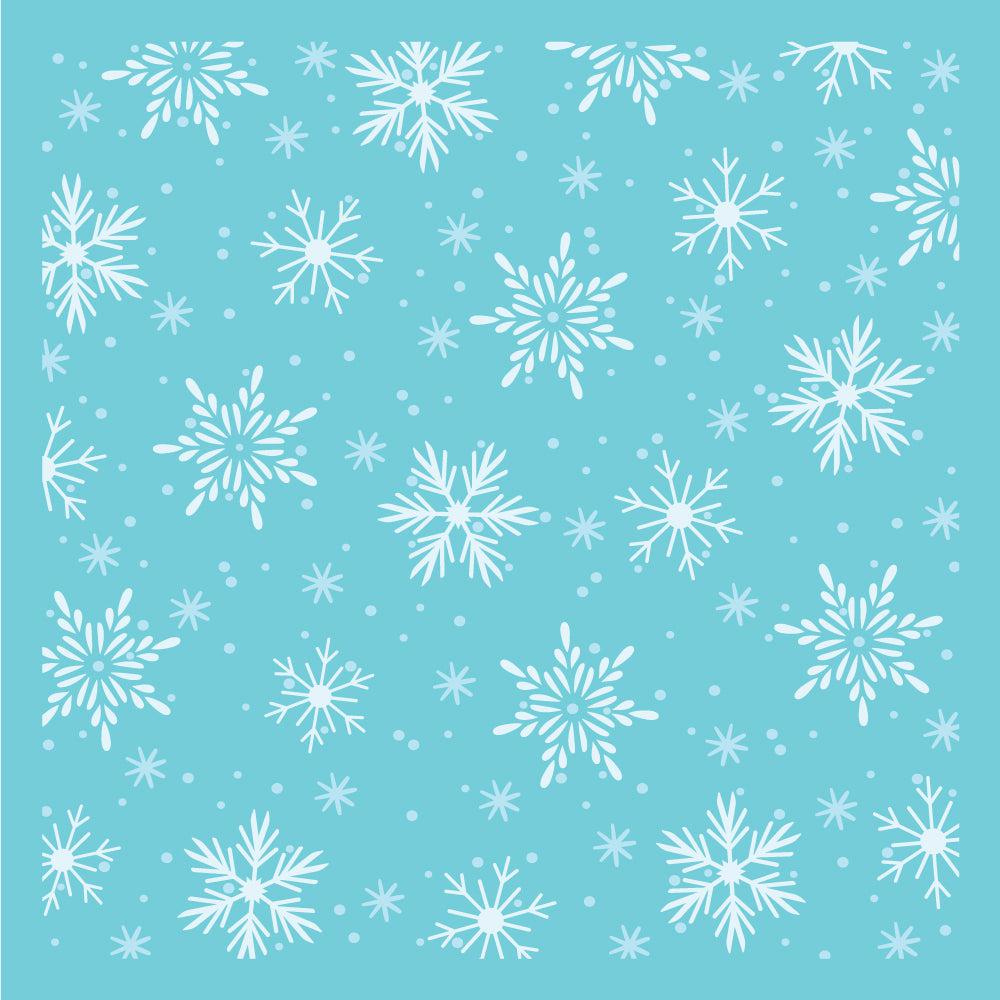 Honey Bee Stamps - Stencils - Snowflakes Background – ScrapbookPal