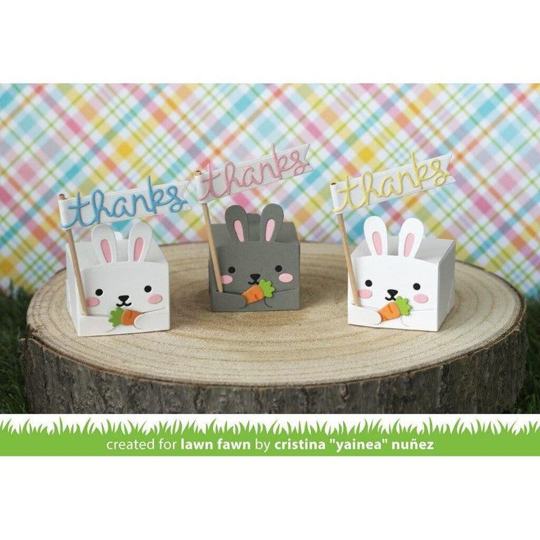 Lawn Fawn - Lawn Cuts - Tiny Gift Box Bunny Add-On – ScrapbookPal