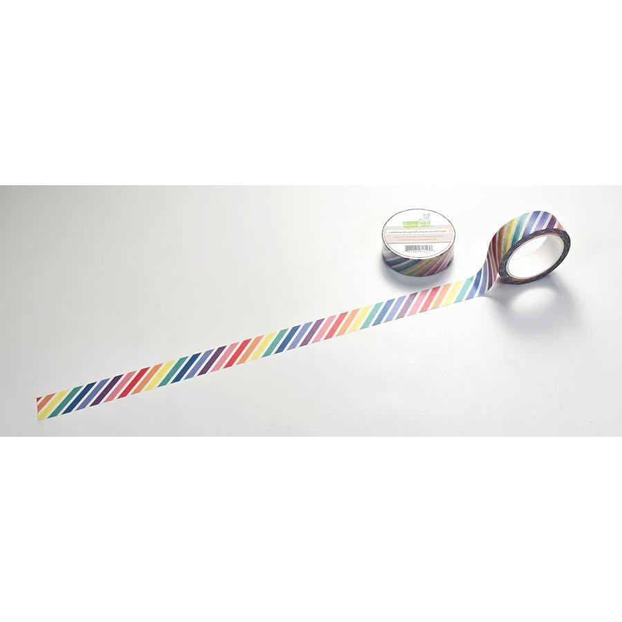 Lawn Fawn - Washi Tape - Rainbow Diagonal Stripes – ScrapbookPal