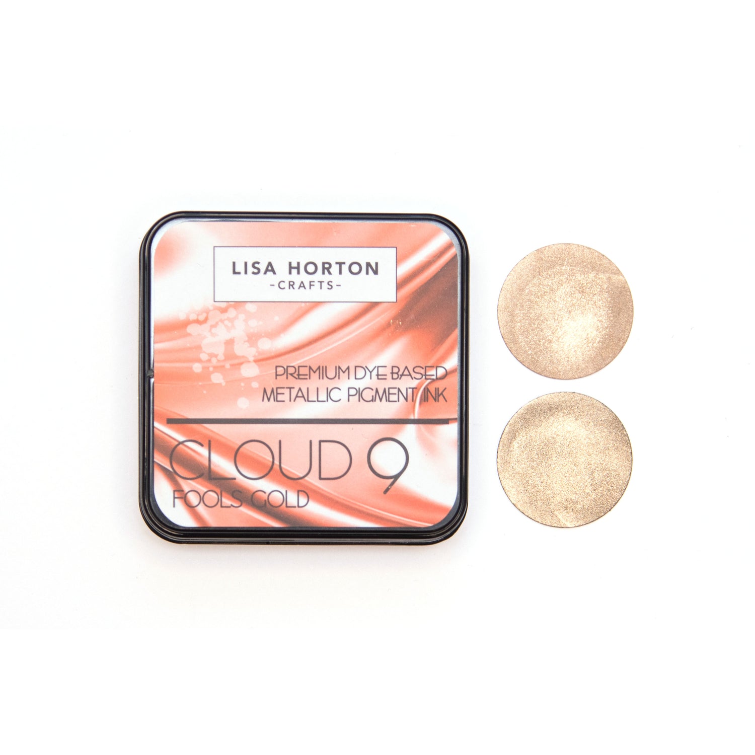 Lisa Horton Crafts - Cloud 9 Metallic Ink Pad - Fools Gold – ScrapbookPal