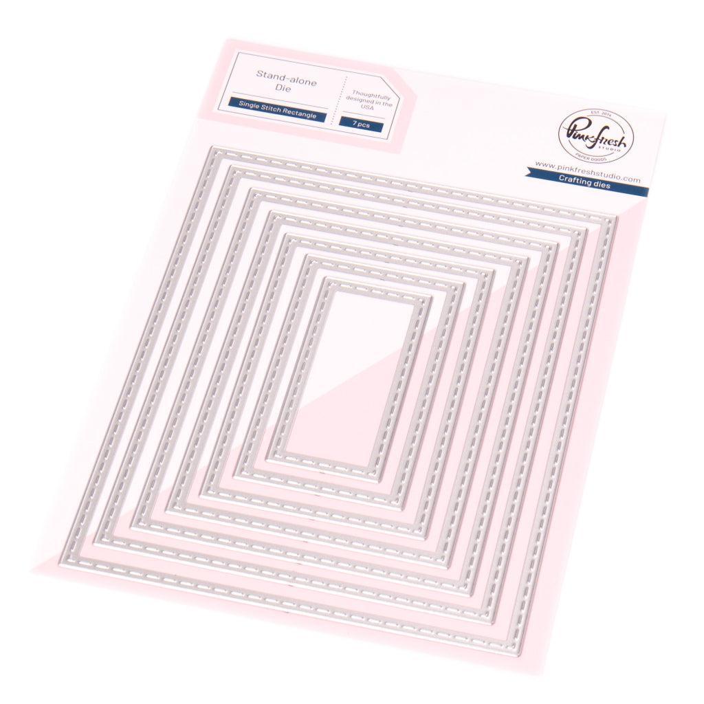 Pinkfresh Studio - Dies - Essentials: Single Stitch Rectangle ...