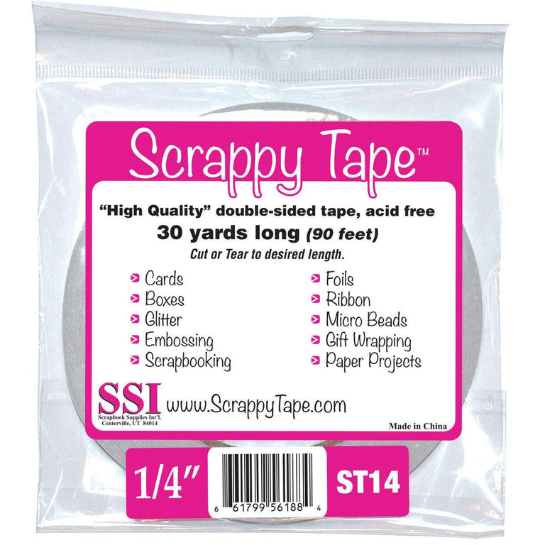 Scrappy Tape 1/4" x 30 yds – ScrapbookPal