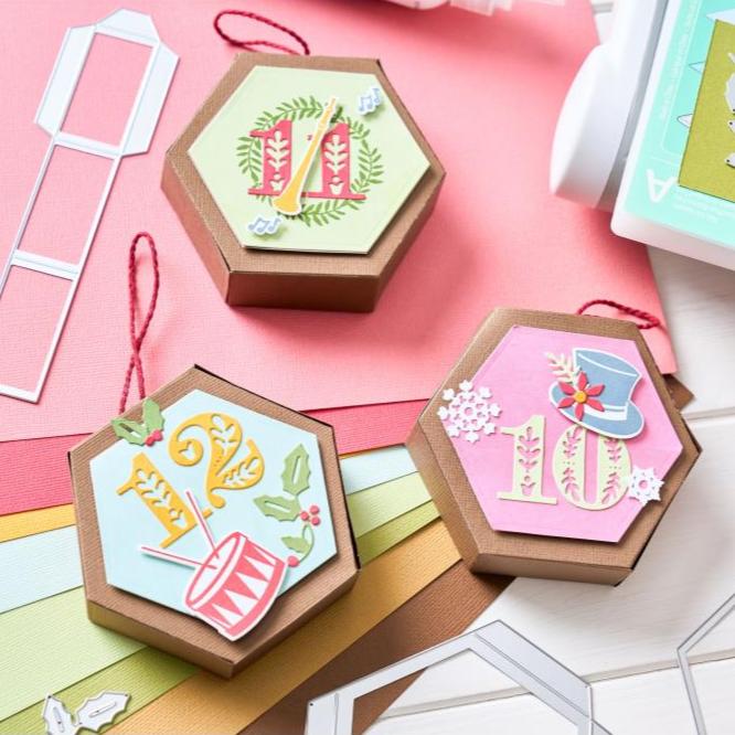 Sizzix - Catherine Pooler - Thinlits Dies - Hanging Ornament Box ...