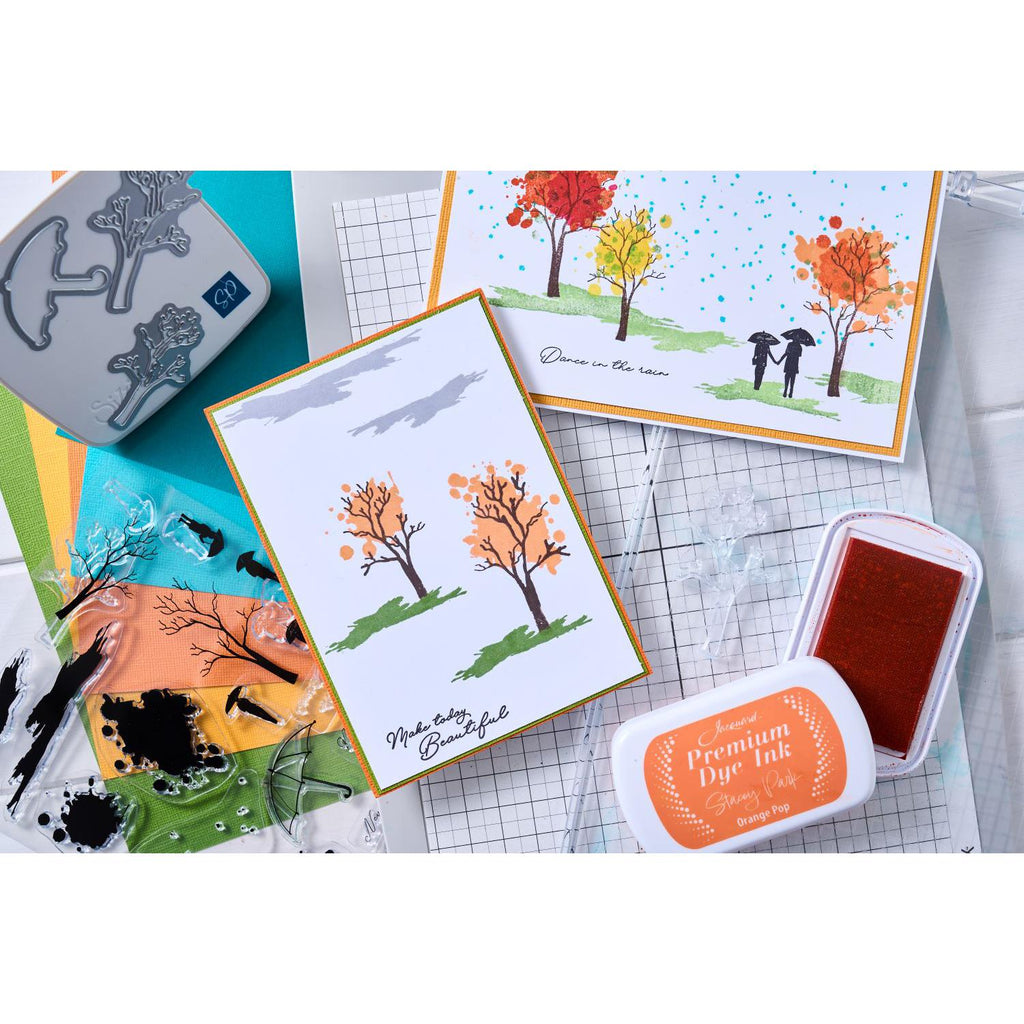 Sizzix - Framelits Dies w/Stamps - Creative Coordinations, Rainy Day F – ScrapbookPal