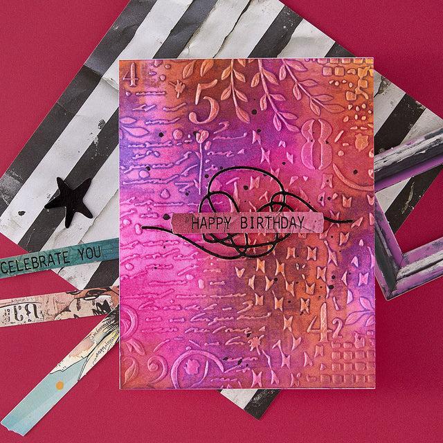 Spellbinders - Beautifully Imperfect Collection - 3D Embossing Folder ...