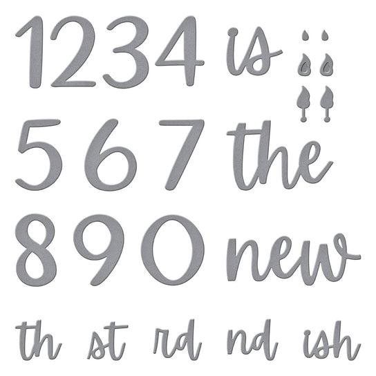Spellbinders - Bougie Birthday Collection - Dies - Classy Numbers ...