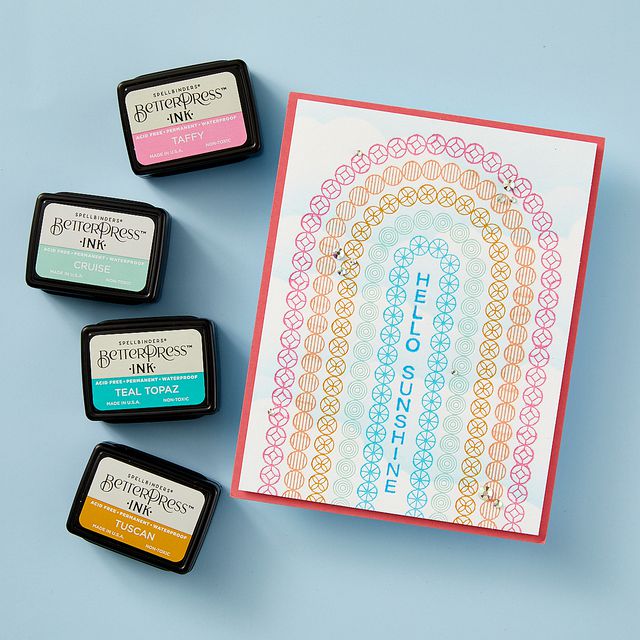 Spellbinders - Cheers to You Collection - Registration Press Plates ...