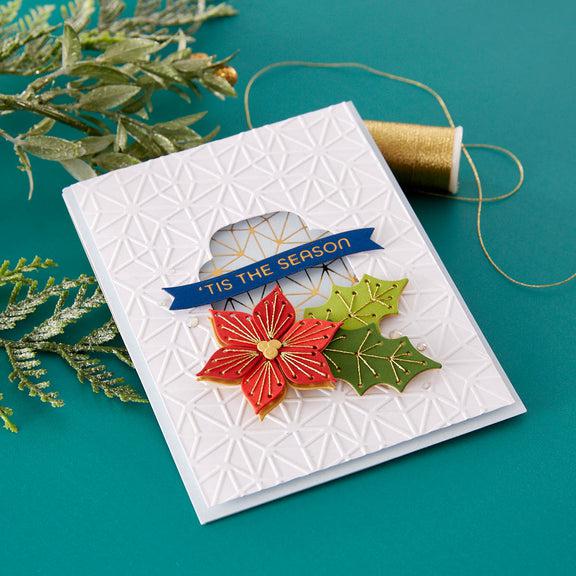 Spellbinders - Dancin' Christmas Collection - Embossing Folder - Monol ...