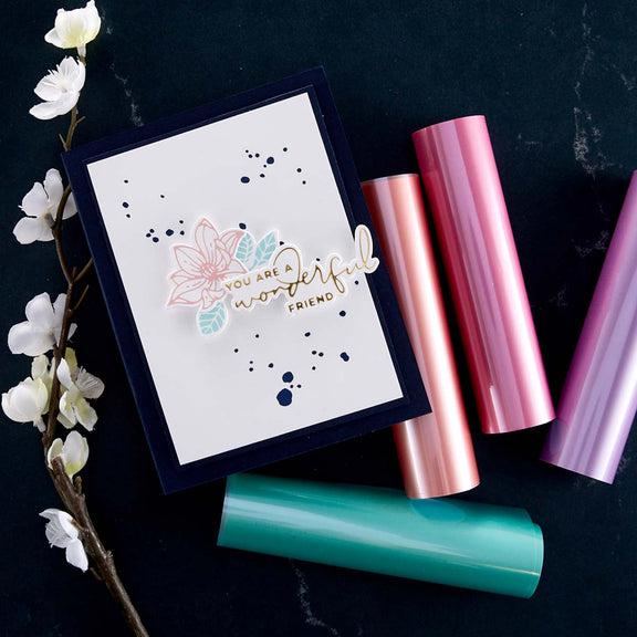 Spellbinders - Glimmer Hot Foil - Satin Pastels Variety Pack – ScrapbookPal