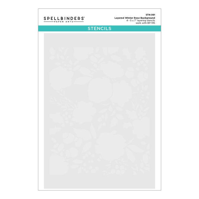 Spellbinders - Handmade Holidays Collection - Press Plate & Stencils B ...