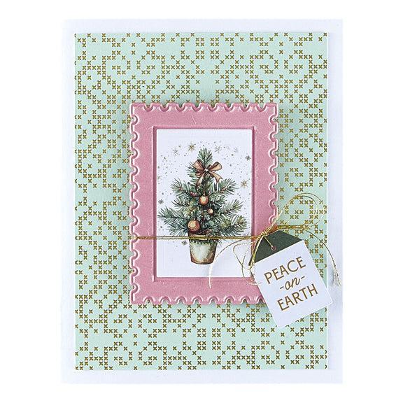 Spellbinders - Holiday Magic Collection - 3D Emboss & Cut Folder - Pos ...