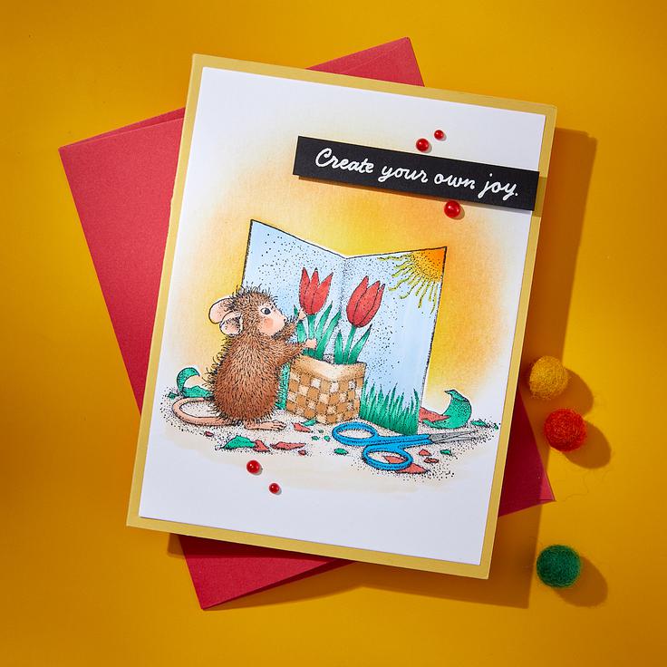 Spellbinders - House-Mouse Creative Day Collection - Cling Stamps - Cr ...