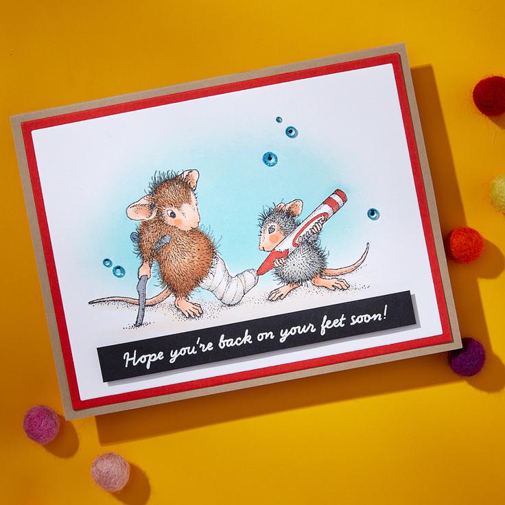 Spellbinders - House-Mouse Creative Day Collection - Cling Stamps - He ...