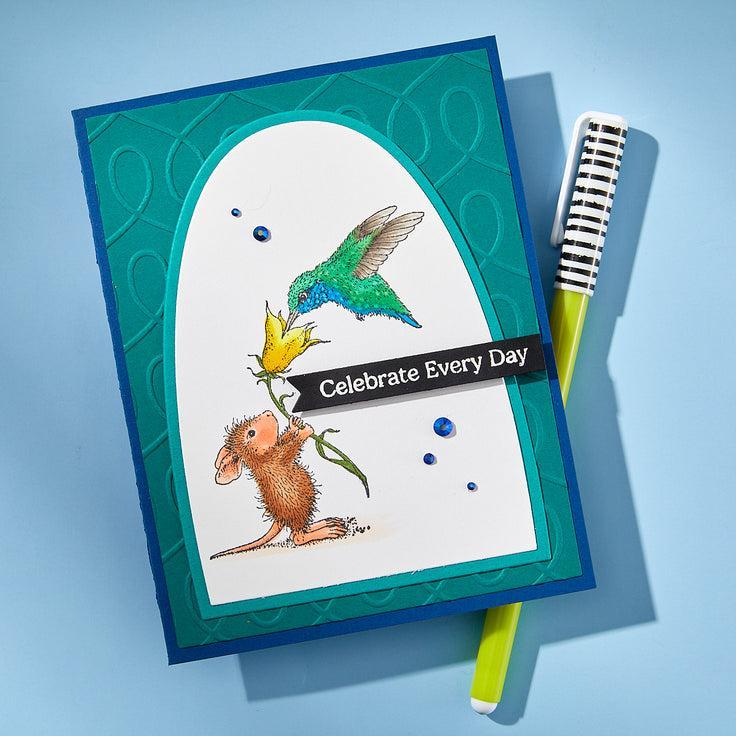 Spellbinders - House-Mouse Rare Bloom Collection - Cling Stamps - Swee ...