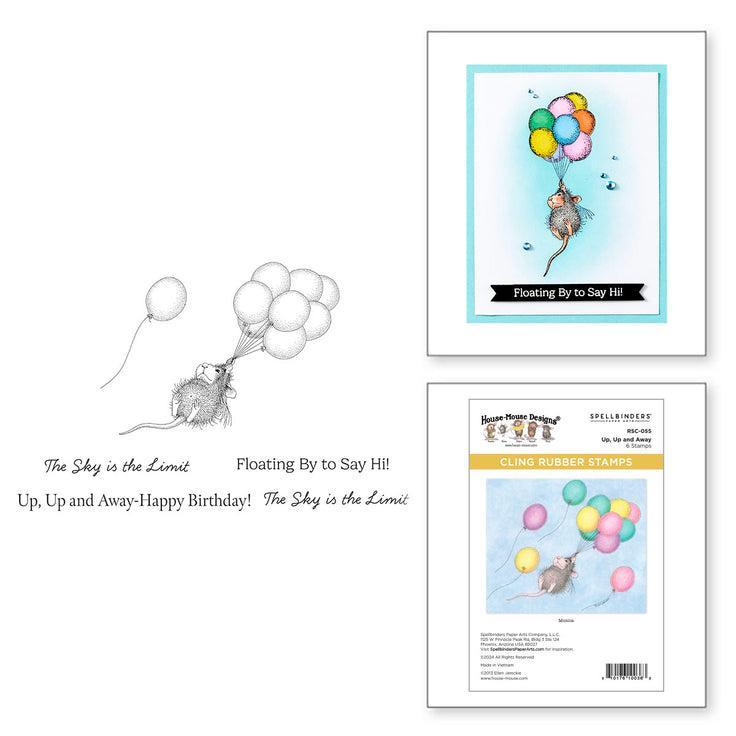 Spellbinders - House-Mouse Rare Bloom Collection - Cling Stamps - Up ...