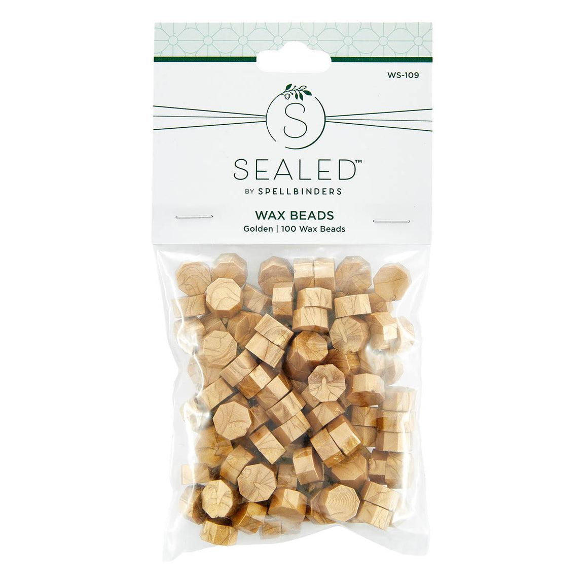 Spellbinders - Sealed by Spellbinders Collection - Wax Beads - Golden ...