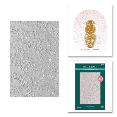 Spellbinders - Spring in Kyoto Collection - 3D Embossing Folder - Flor ...
